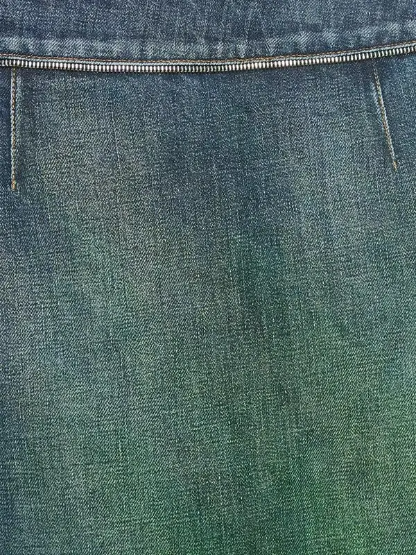 Saint Laurent Denim Mini Skirt