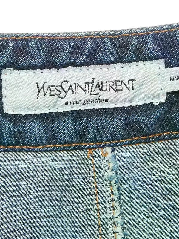 Saint Laurent Denim Mini Skirt