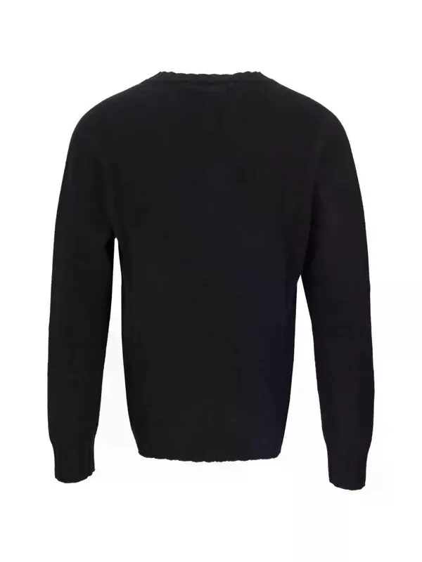 LA ROSE V-neck Knitted Sweater