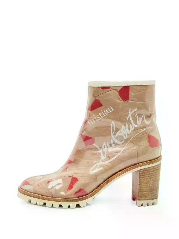 CHRISTIAN LOUBOUTIN Loubi Ankle Boots - Neutrals