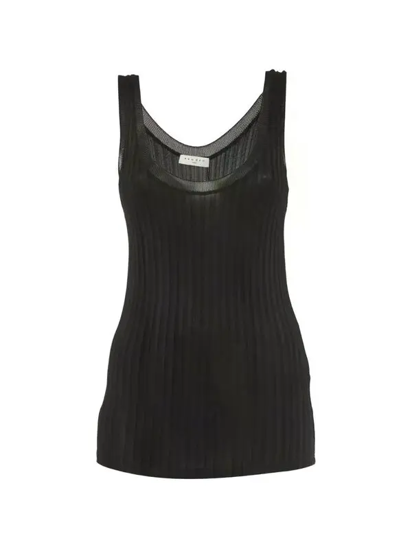 Sandro Ribbed Knit Tank Top