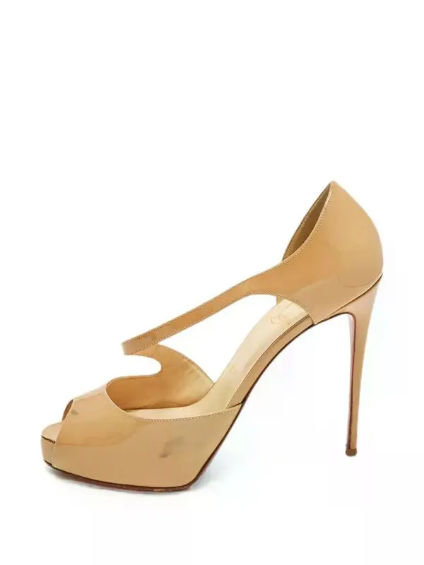 CHRISTIAN LOUBOUTIN Peep-toe Pumps - Neutrals