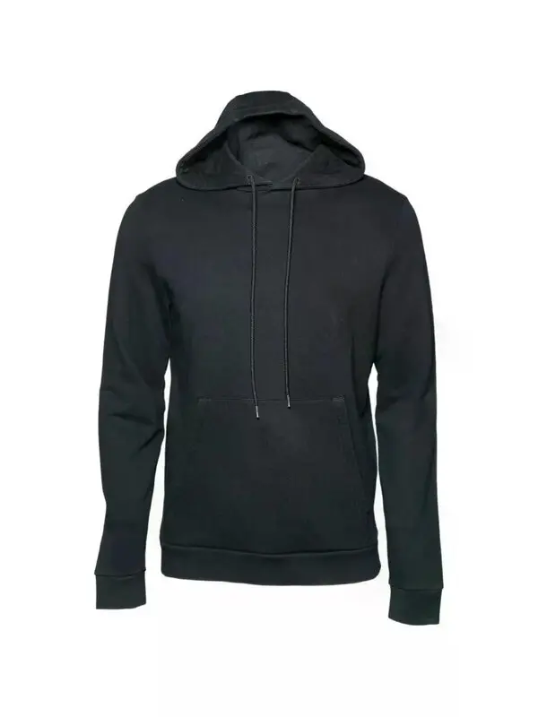Prada Logo Patch Hoodie - Black
