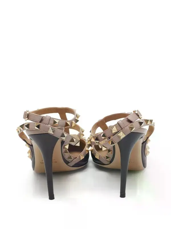Valentino Garavani Rockstud Caged Pumps - Neutrals