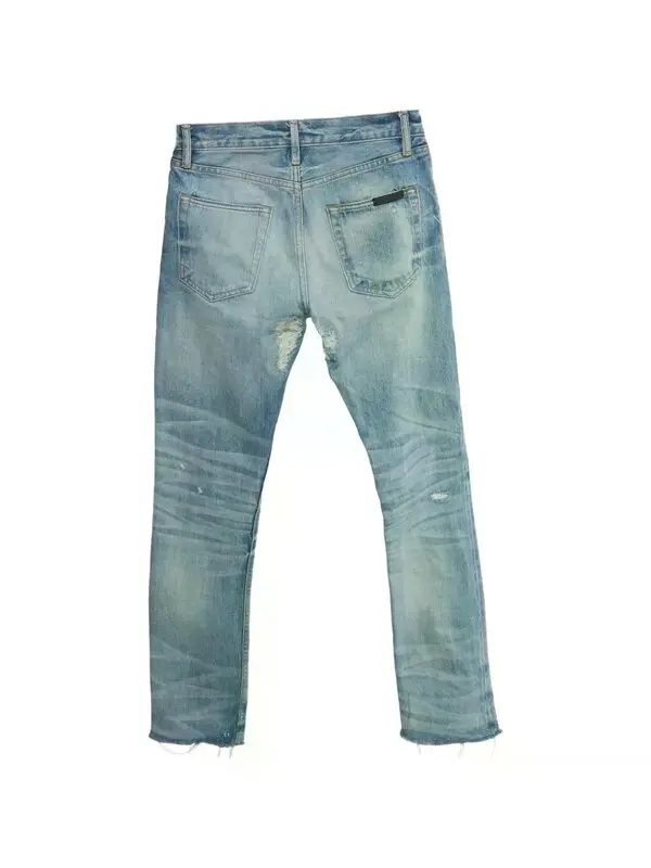 Fear Of God Ripped Cotton Jeans