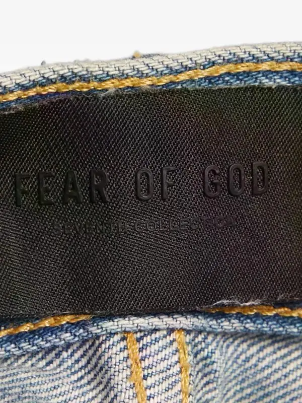 Fear Of God Ripped Cotton Jeans
