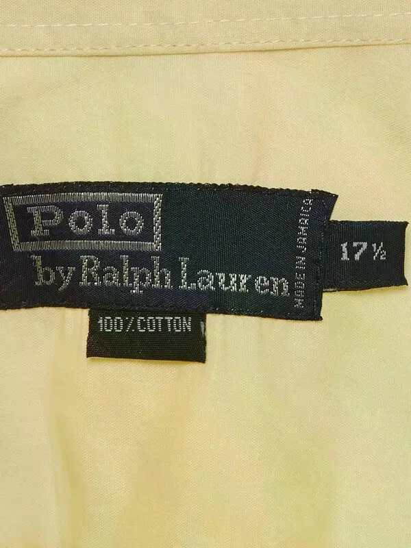 Polo Ralph Lauren Embroidered Pony Long-sleeve Shirt - Yellow