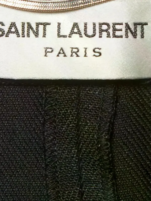 Saint Laurent Pleated Side-tie Straight-leg Trousers