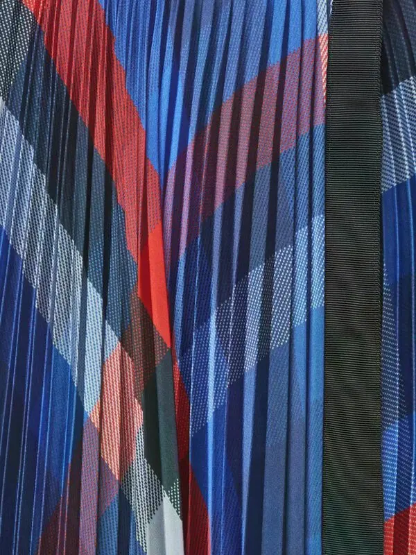 Sacai Plaid Maxi Skirt