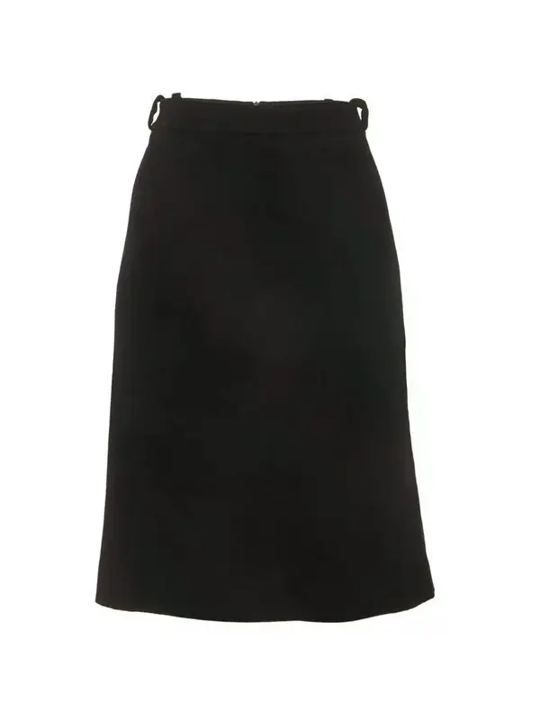 Max Mara Felted Pencil Skirt - Black