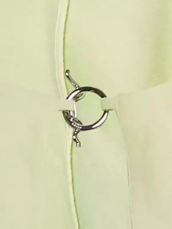 GANNI Cropped Ring-fastening Cardigan