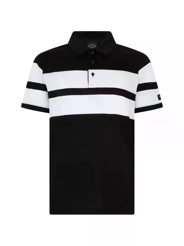 Paul & Shark Striped Short-sleeve Polo Shirt