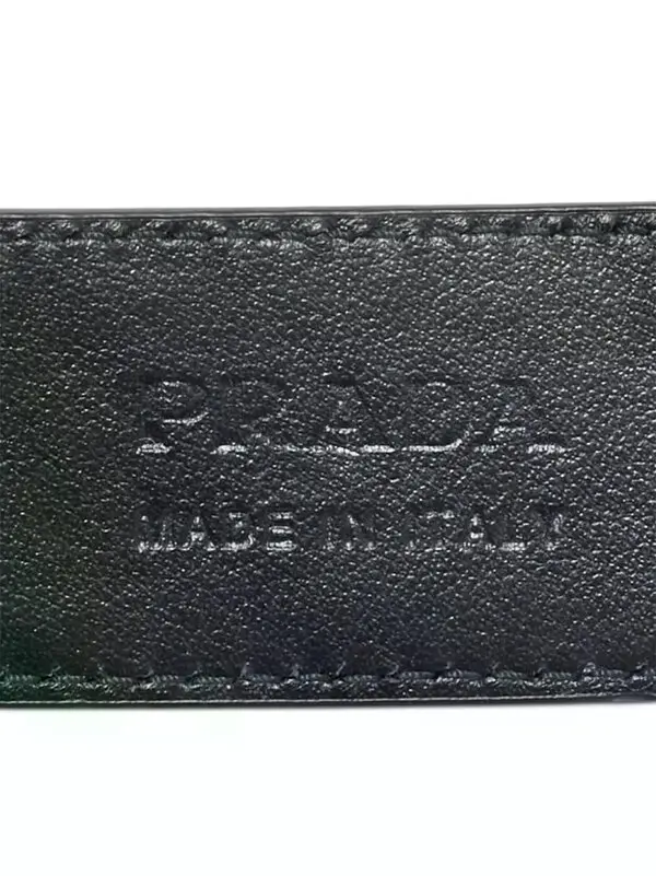 Prada Saffiano Leather Buckle Belt