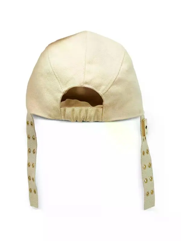 Dior Curved Brim Cap With Leather Trim - Neutrals