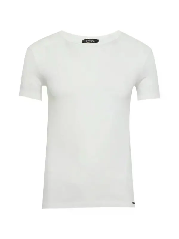 TOM FORD Crew Neck T-shirt - White