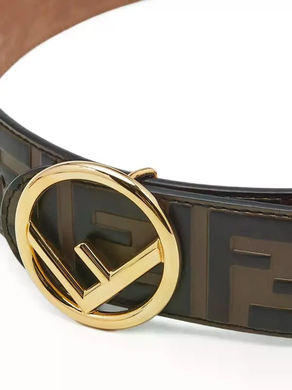 Fendi Zucca Embossed Belt
