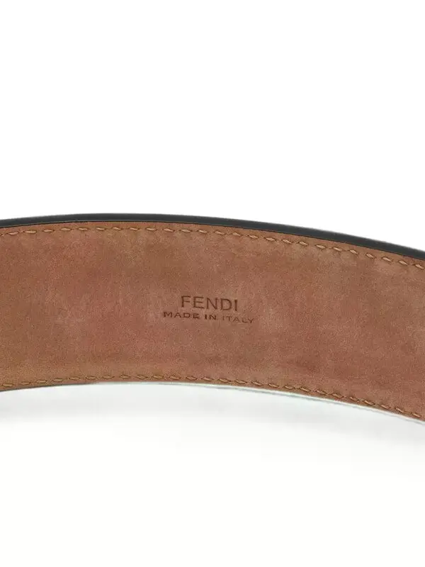 Fendi Zucca Embossed Belt