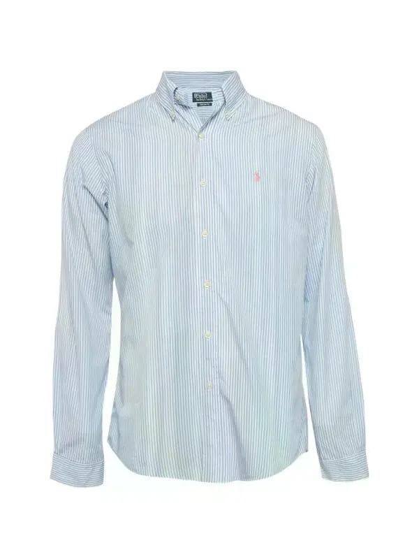 Polo Ralph Lauren Striped Long-sleeve Shirt - Blue