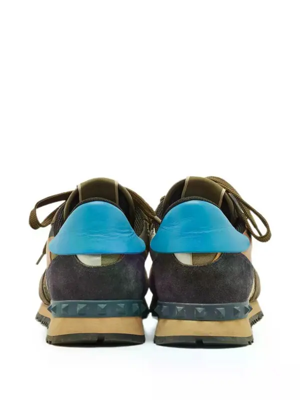 Valentino Garavani Rockrunner Camouflage Sneakers - Brown
