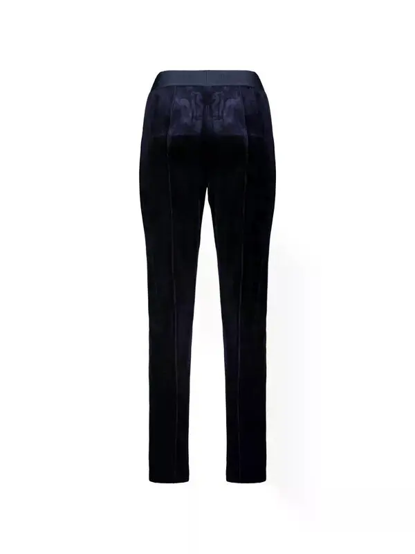 Alberta Ferretti Velvet Effect Track Pants