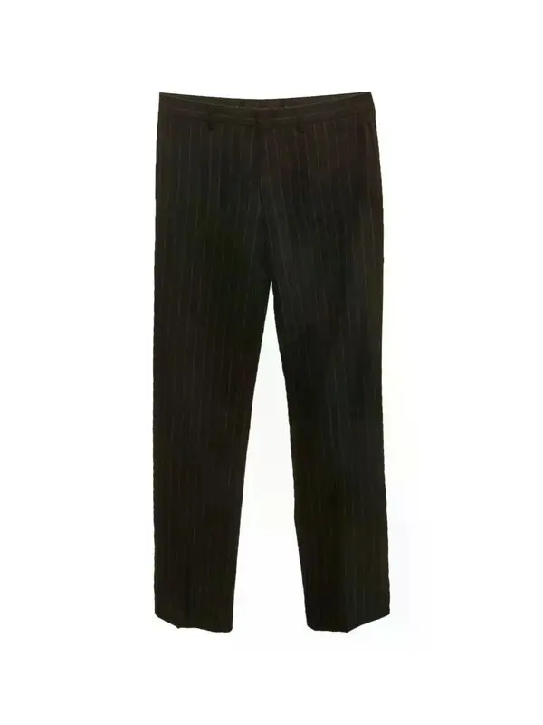 Dior Pinstripe Tailored Trousers - Black