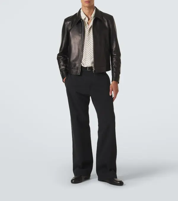 TOM FORD Leo Leather Loafers