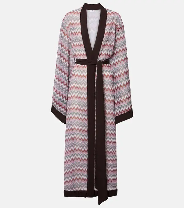 BANANHOT Jim Chevron Cotton Beach Cover-up - Multicoloured