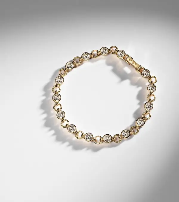 FOUNDRAE Riviere 18kt Yellow Diamond Chain Bracelet