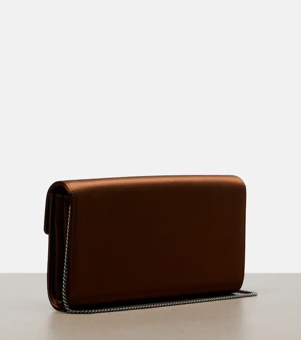 ROGER VIVIER Embellished Satin Clutch