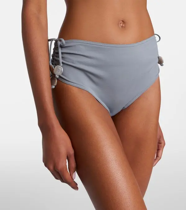 ERES Christie Beaded Bikini Bottoms - Grey