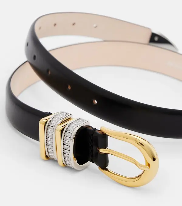 DEHANCHE Embellished Leather Belt