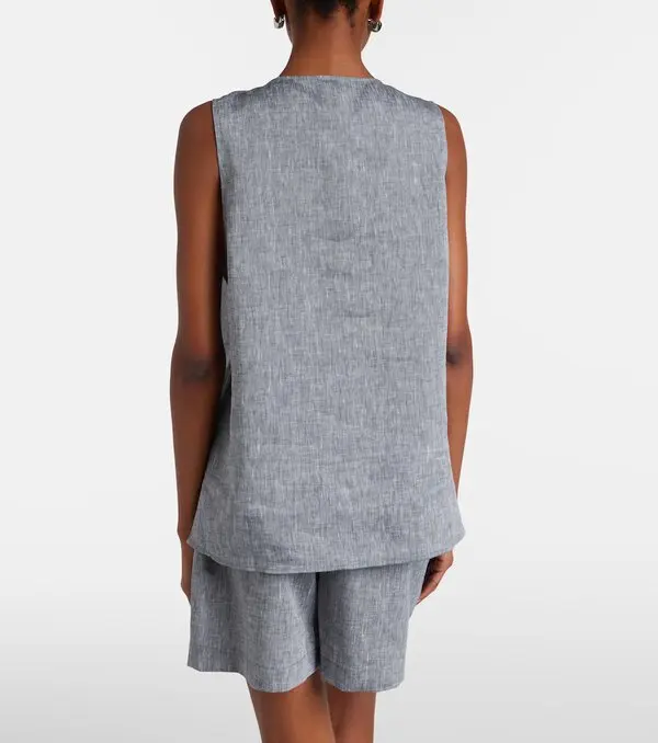 Asceno Cali Linen Top