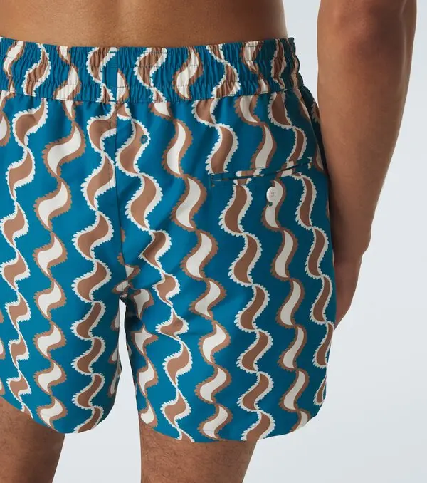 Frescobol Carioca Rio Printed Swim Trunks