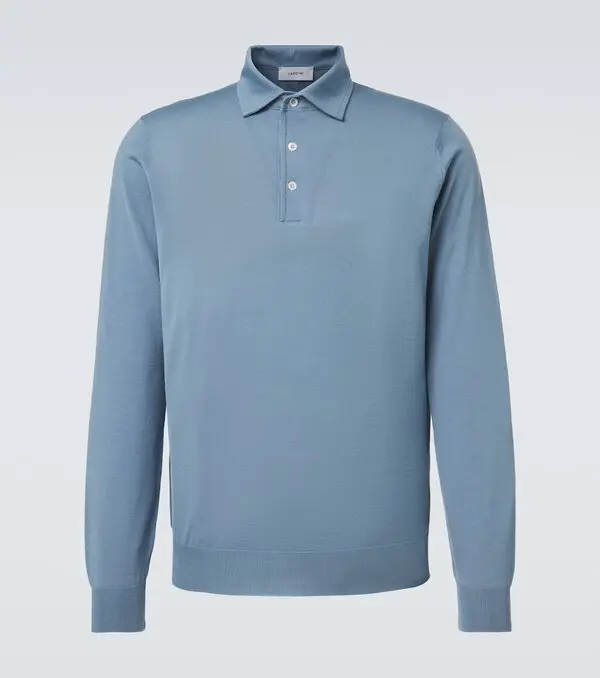 LARDINI Wool Polo Sweater