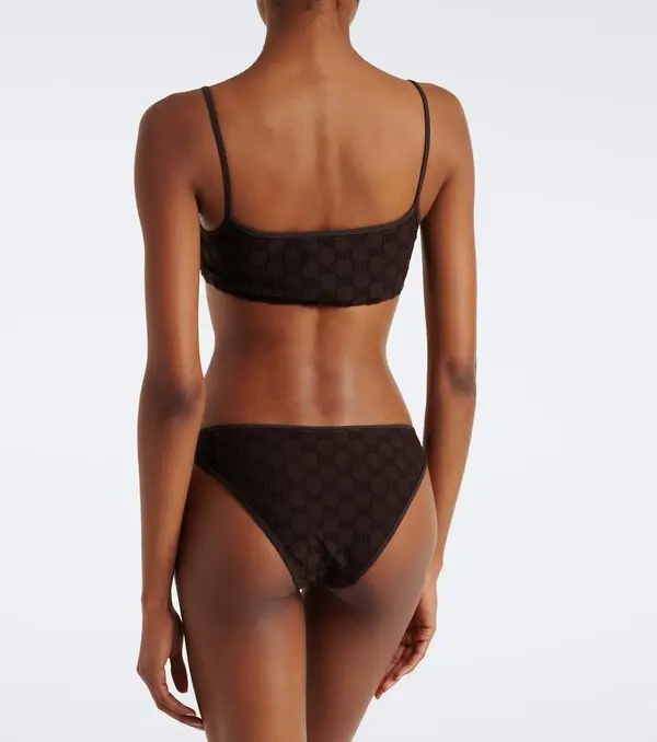 Gucci Gg Terry-trimmed Bikini