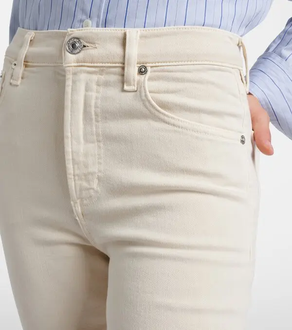 Citizens Of Humanity Devin Capri Jeans In Almond - Beige