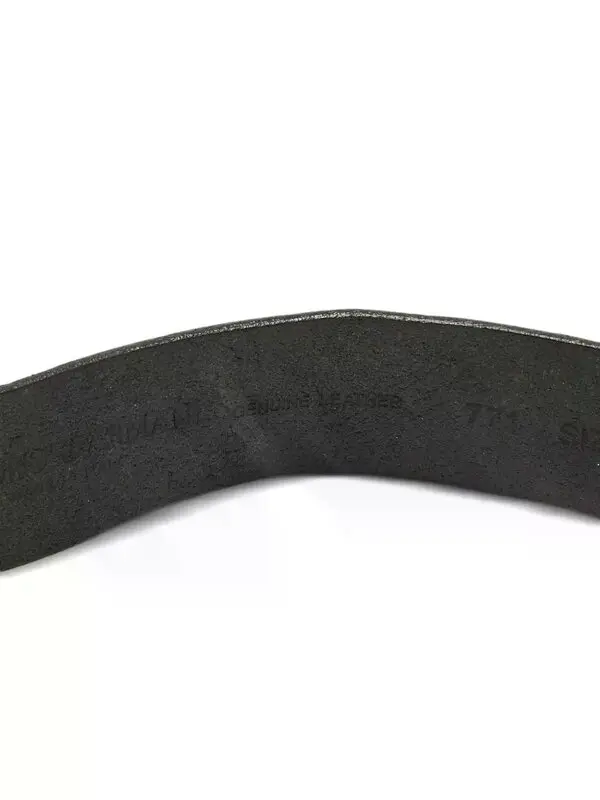 Emporio Armani Ea Logo Leather Belt
