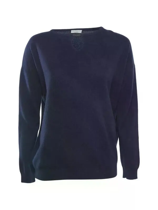 Brunello Cucinelli Monili Sweater - Blue