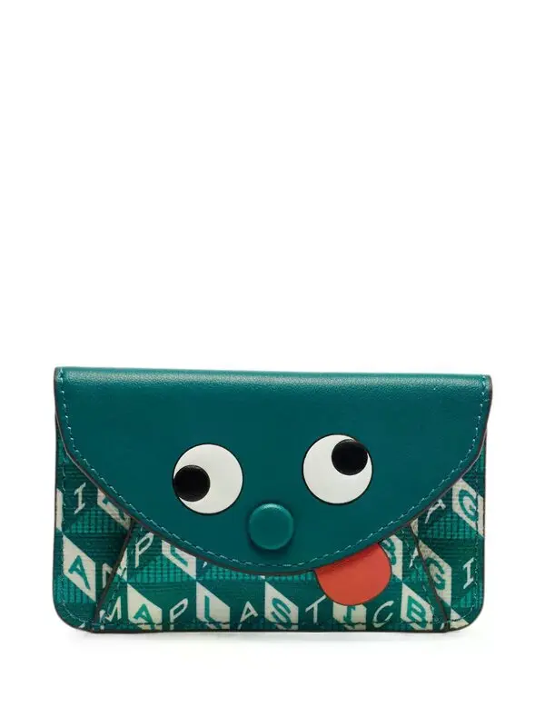 ANYA HINDMARCH Zany Envelope Card Case - Green