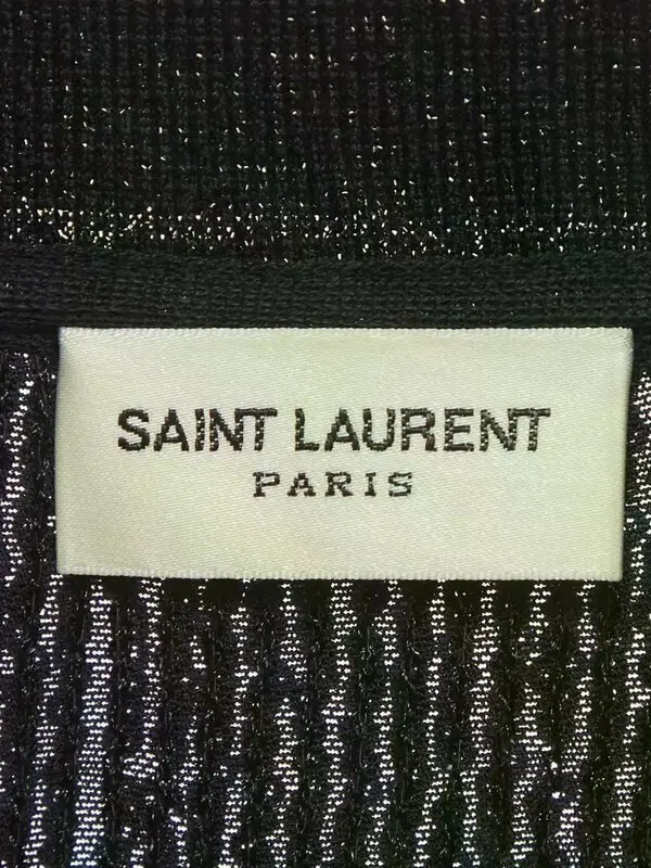 Saint Laurent Sequin-embellished Polo Shirt