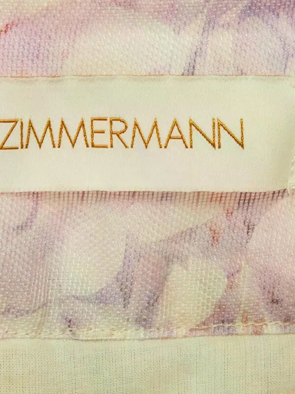 Zimmermann Rhythmic Tiered Mini Skirt