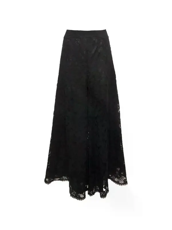 Zimmermann Illuminate Lace Wide-leg Trousers - Black