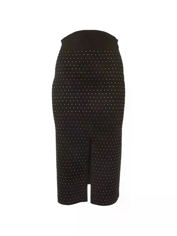 Sandro Rhinestone-embellished Midi Skirt
