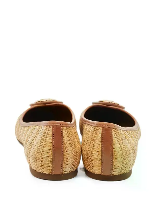 Tory Burch Reva Raffia Ballet Flats
