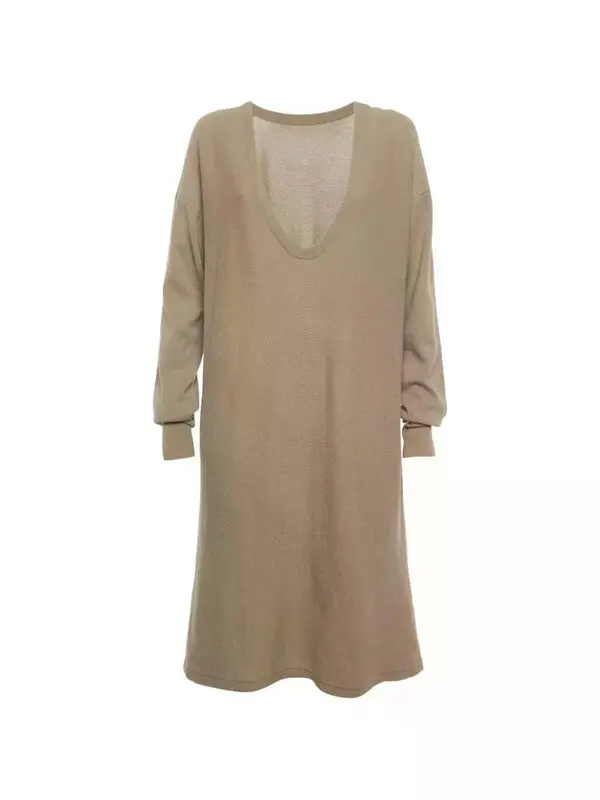 Chloé Knit Midi Dress - Neutrals