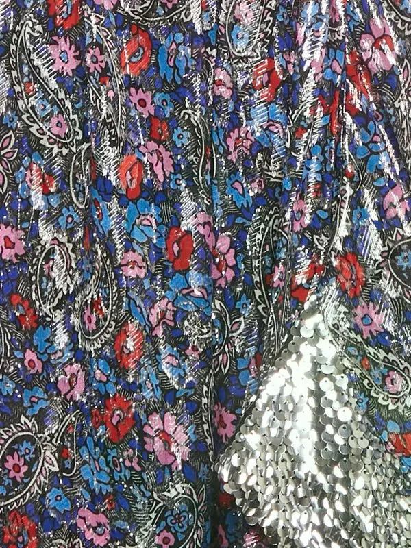 ISABEL MARANT VINTAGE Sequin-trimmed Brocade Mini Skirt