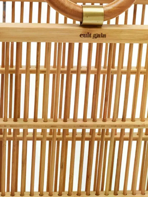 Cult Gaia Coco Bamboo Tote Bag - Neutrals