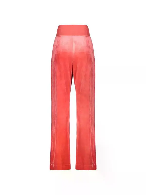 Alberta Ferretti Velvet-effect Track Pants