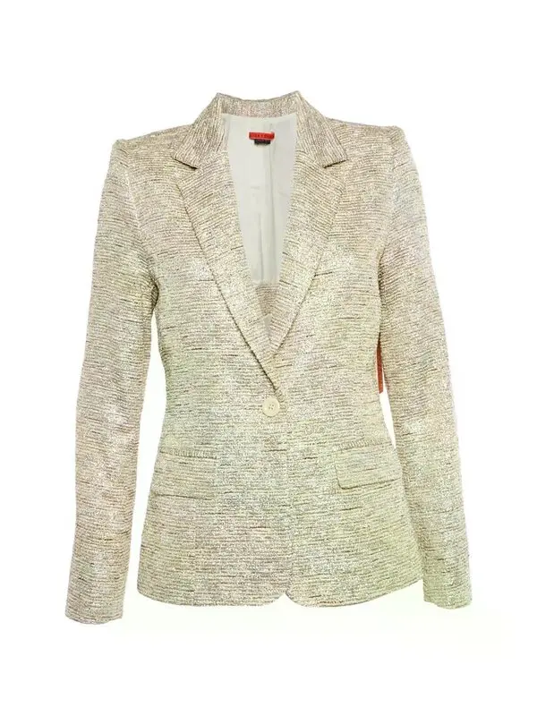 Alice + Olivia Single-breasted Tweed Blazer - Neutrals