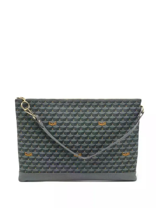 FAURÉ LE PAGE Scale-pattern Clutch Bag